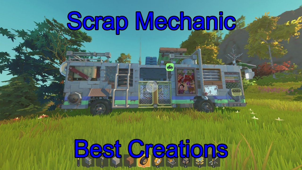 Epic Creations in Scrap Mechanic | Bomber, Battleship, and More! | Best ...