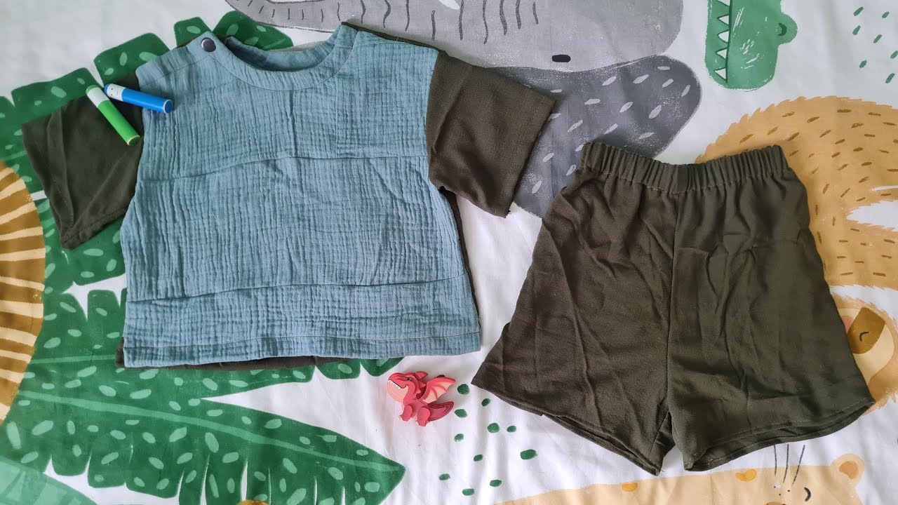 Toddler Shorts and Top: New Look 6398: Sewing - YouTube