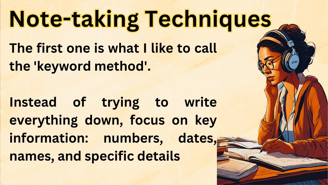 Note-taking in IELTS Listening Test | Graded Reader- English B2 Level ...