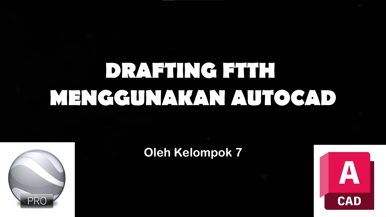 TUTORIAL DRAFTING FTTH MENGGUNAKAN AUTOCAD!!! - YouTube
