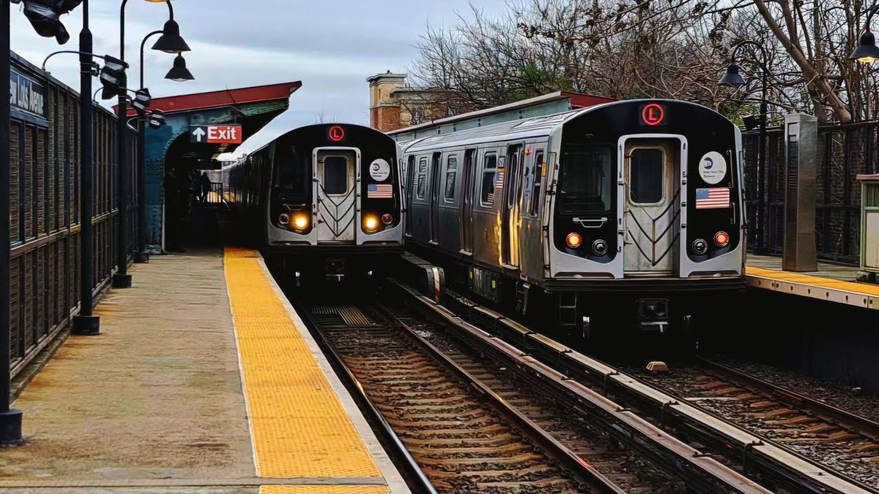 R143 & R160A (L) Train Action @ New Lots Avenue - YouTube
