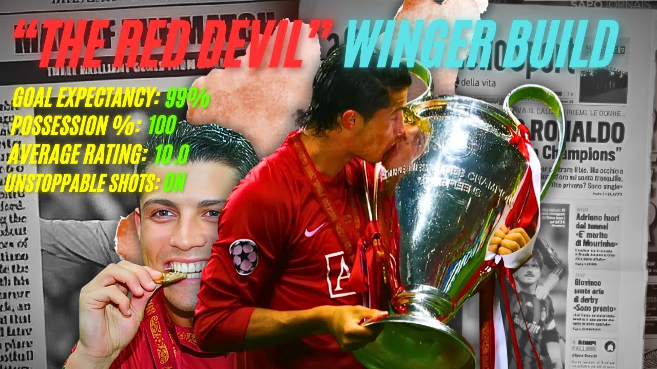 "The Red Devil" *COMPLETE* 2008 CR7 WINGER BUILD in EA FC 25 Pro Clubs ...