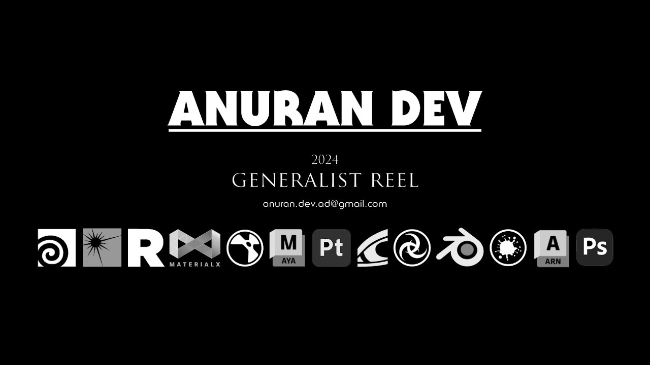 Anuran Dev - 2024 Generalist Showreel - YouTube