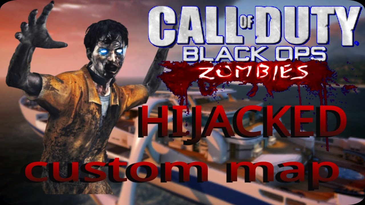 Zombies COD WAW Hijacked Custom Map - YouTube