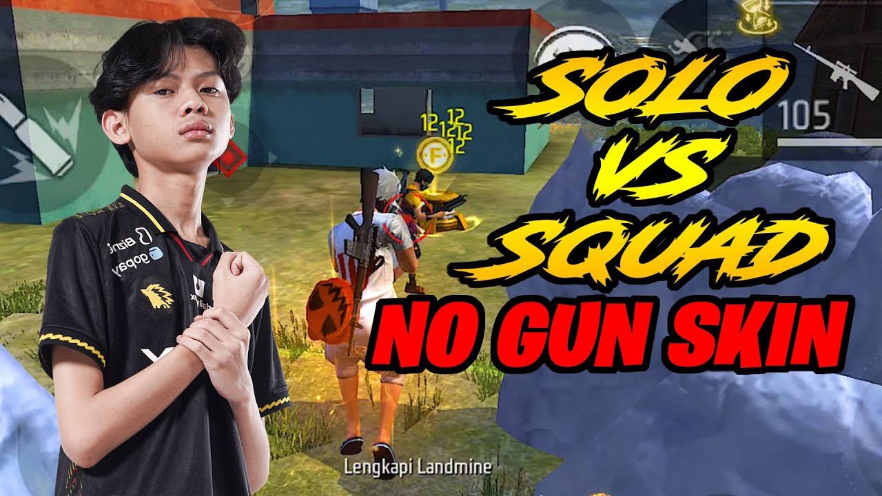 HIGHLIGHT SOLO VS SQUAD NO GUN SKIN BY ONIC.JEK - YouTube