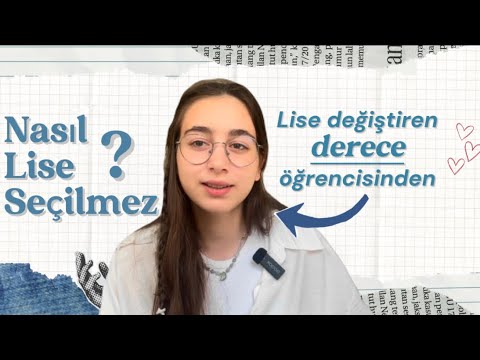 NASIL LİSE SEÇİLMEZ⁉️Senenin ortasında okul değiştirdim#lgs2024