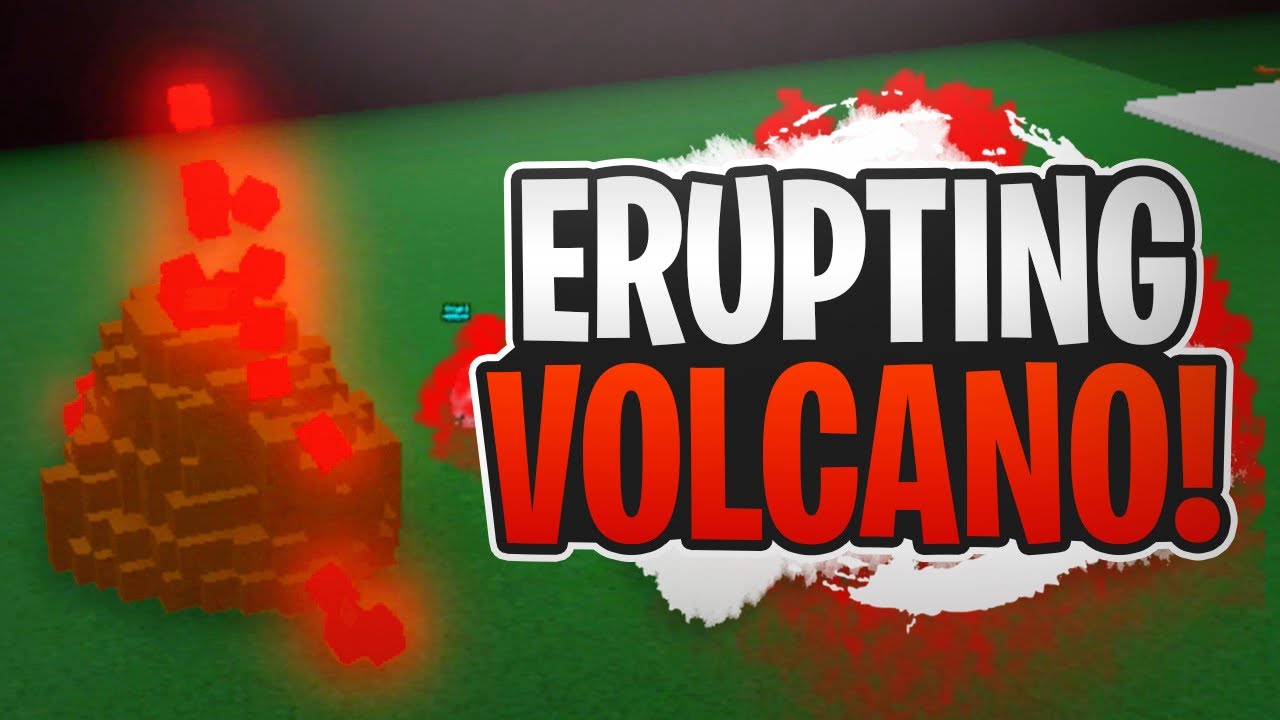 Make an ERUPTING Volcano!!! - Build a Boat For Treasure ROBLOX (Read ...