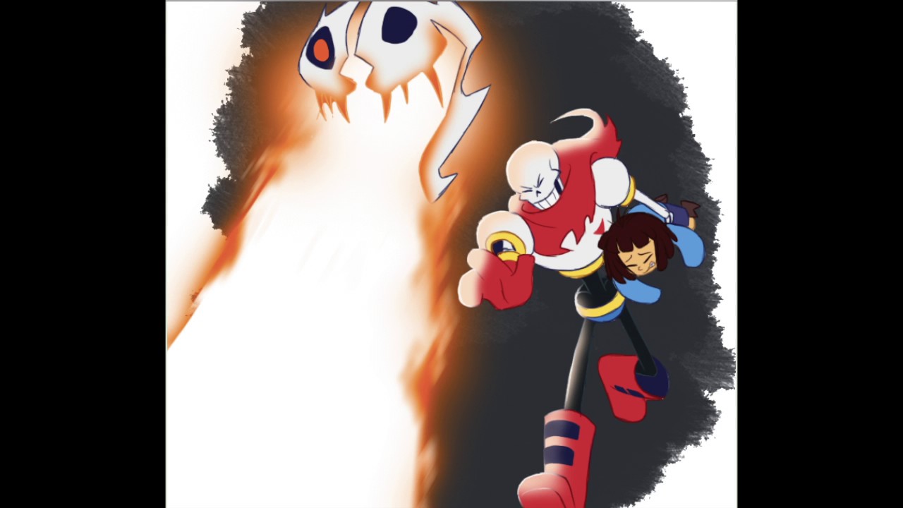 papyrus uses gaster blaster - YouTube