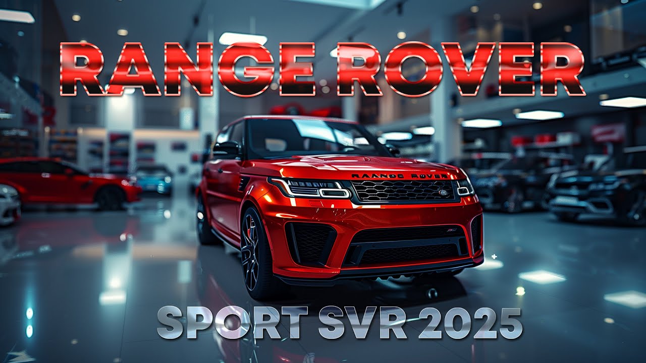 Ultimate SUV: Range Rover Sport SVR 2025 First Look - YouTube