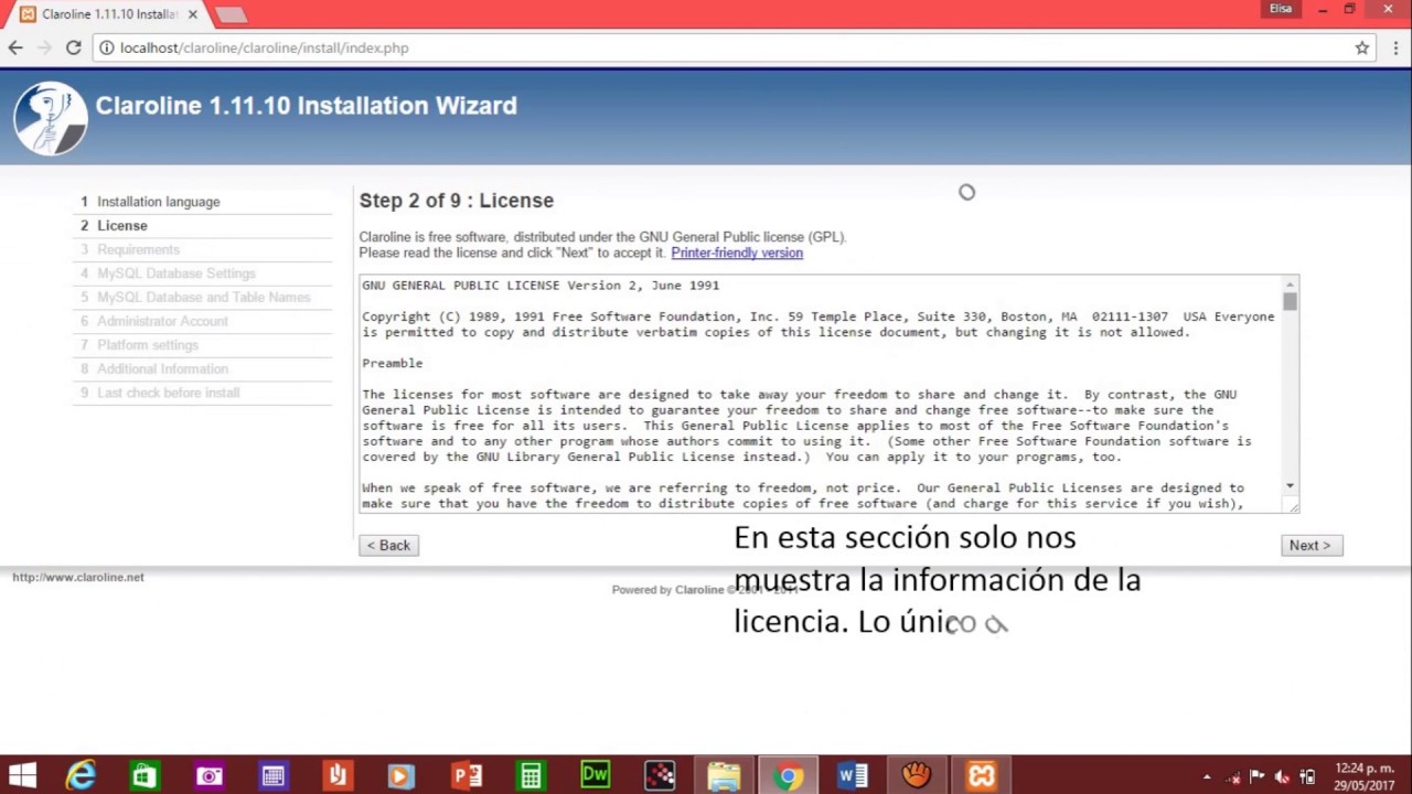 Tutorial de la intalcion de claroline - YouTube