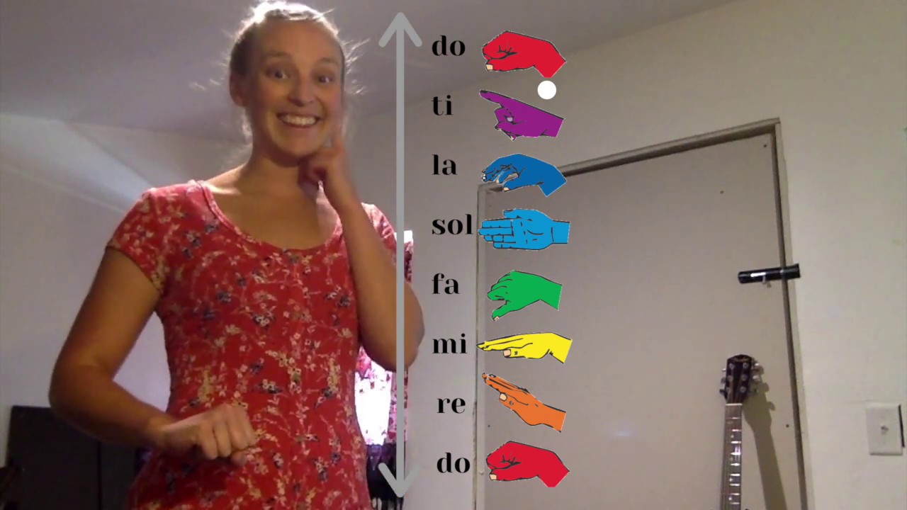 Major Scale Solfege Hand Height Practice - YouTube