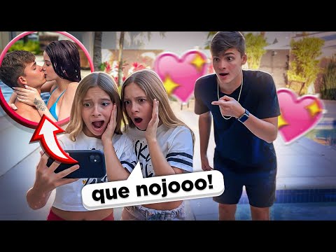 MINHA IRMÃ REAGIU AO VINICIUS BEIJANDO A MARIA NICOLLY! •Irmãos Scribel•