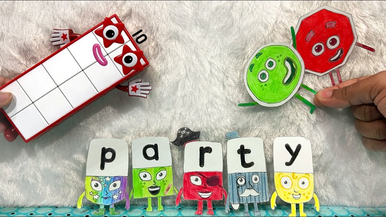 Numberblocks And Friends Celebrate 10k Subscribers! - YouTube
