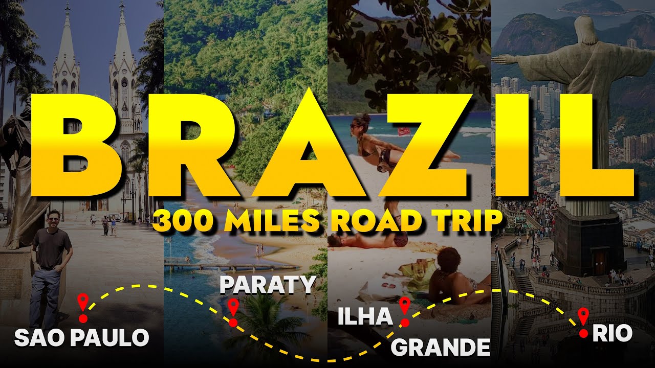 BRAZILIAN ROAD TRIP | Sao Paulo | Ilha Grande | Paraty | Rio 🇧🇷 - YouTube