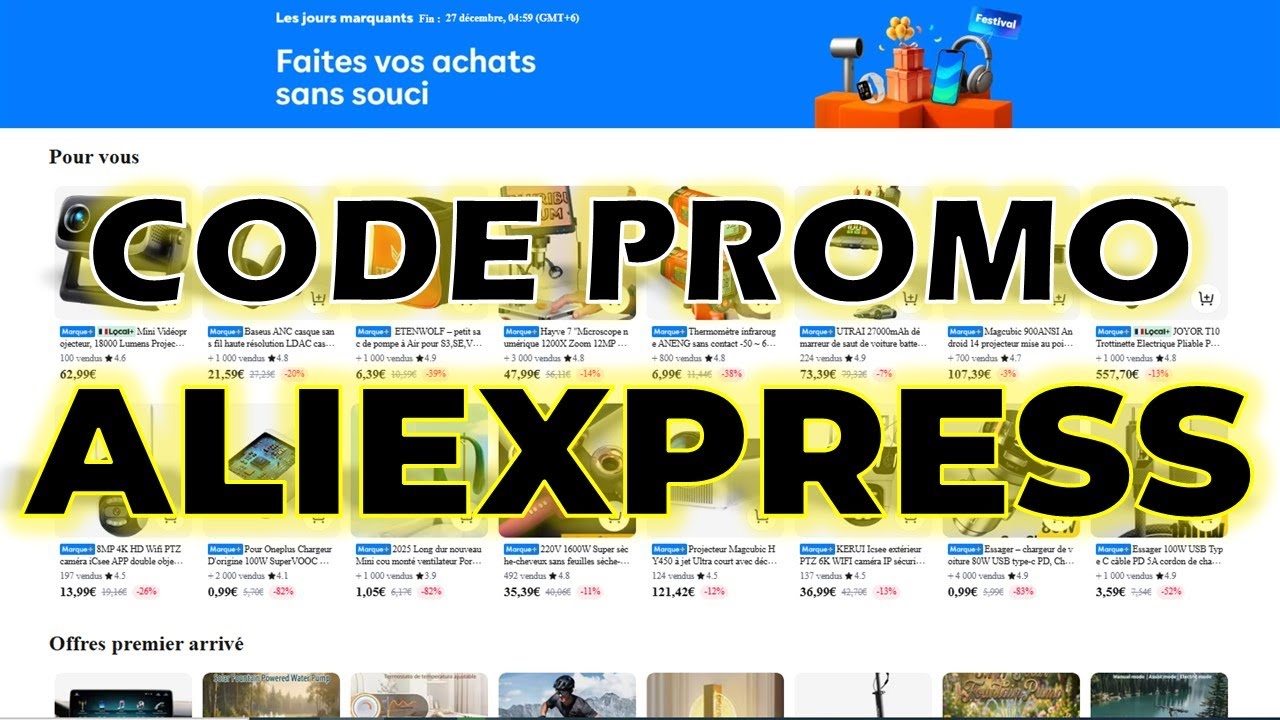 Code Promo AliExpress, Décembre 2025 | Offres Imbattables à Saisir ...