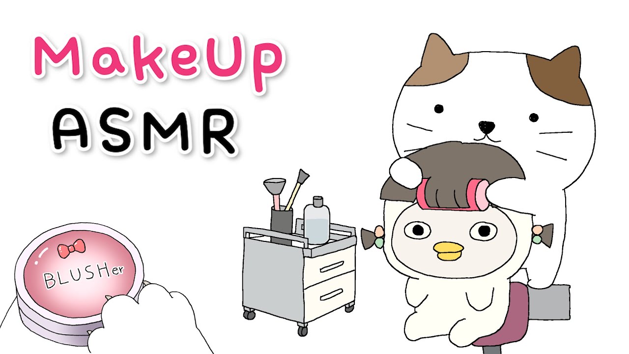 ASMR Cat’s makeup💄💋 - YouTube