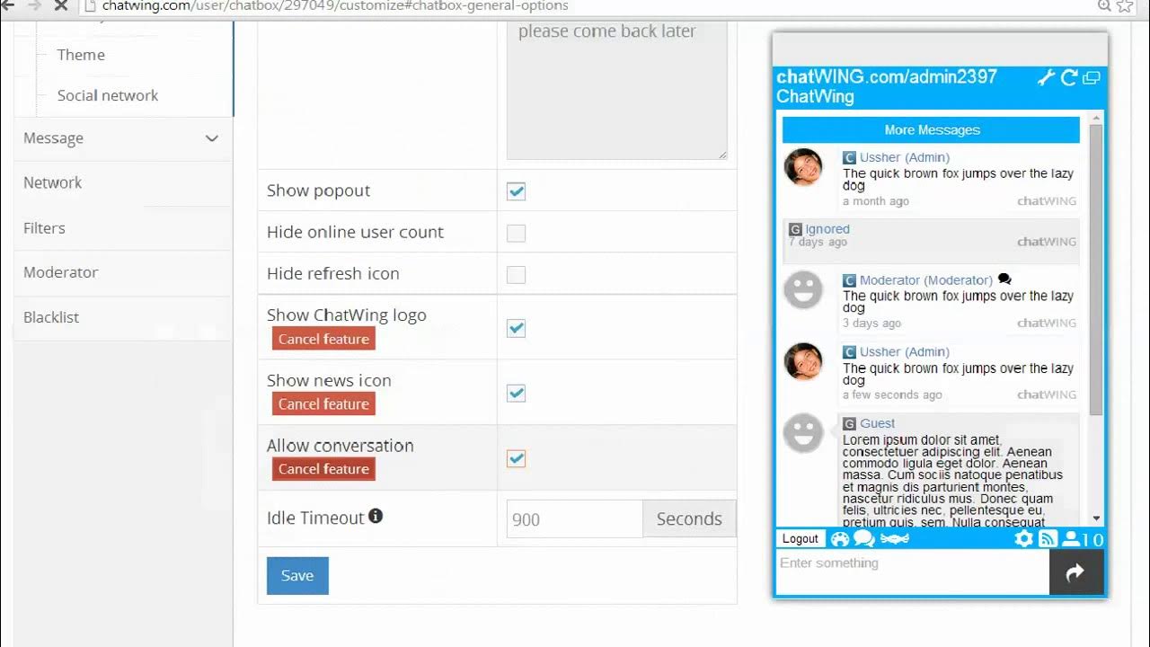 Java chatrooms live software create own chat room - YouTube
