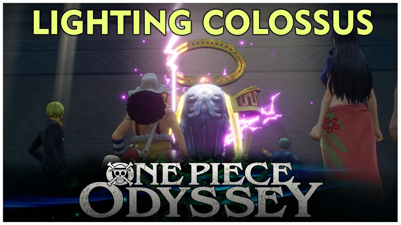 LUFFY VS LIGHTING COLOSSUS !! | One Piece Odyssey - YouTube