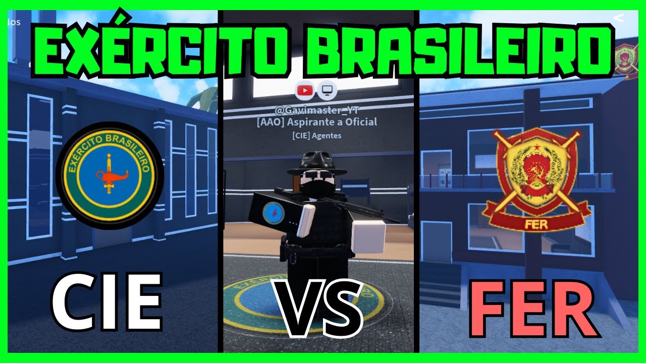 Roblox | DIVISIONAL CIE vs FER no EXÉRCITO BRASILEIRO! (E.B do TEVEZ ...