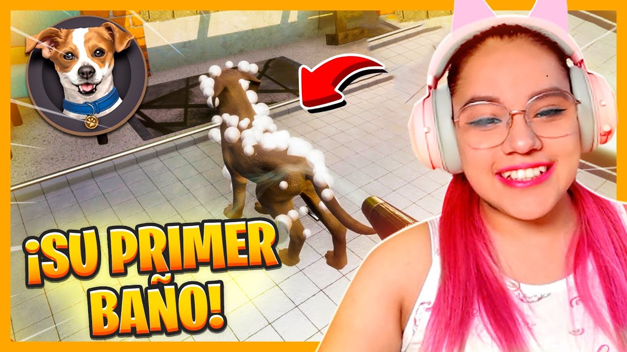 LE DAMOS SU PRIMER BAÑO A CARLY!! l ANIMAL SHELTER l ZULY - YouTube