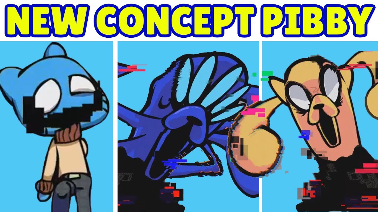 Friday Night Funkin' NEW Pibby Leaks/Concepts (FNF Mod) Come and Learn ...