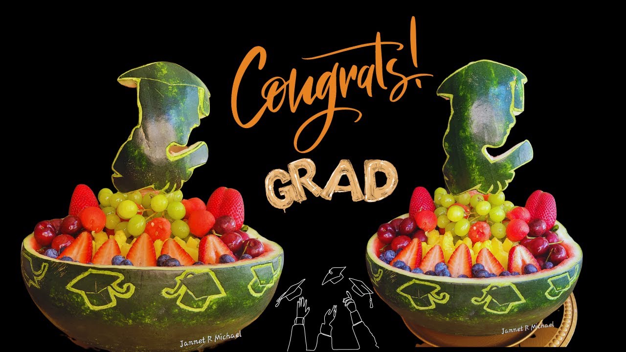Watermelon Carvings For Graduation