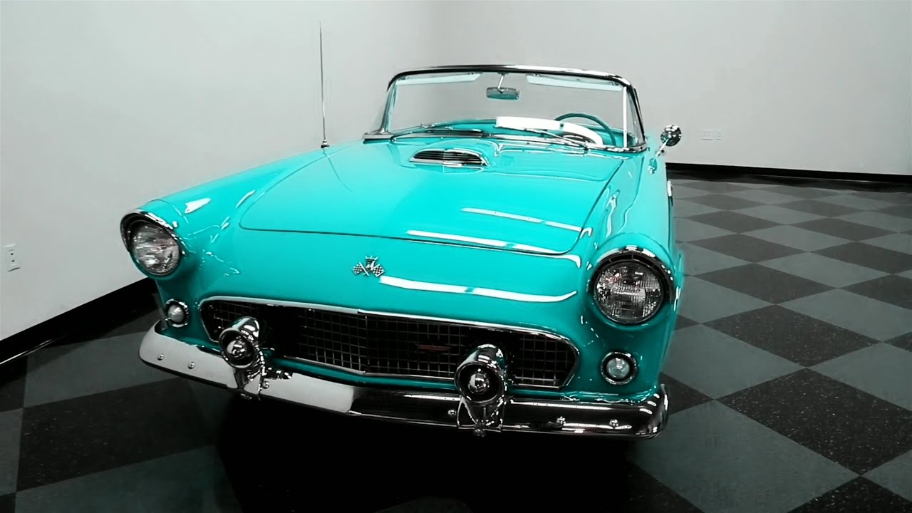 1955 Ford Thunderbird Hardtop - Blue Colors 4K Video - YouTube