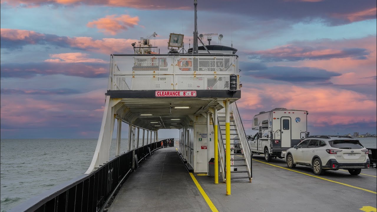 Hatteras to Ocracoke Ferry Ride - Outer Banks, NC - YouTube