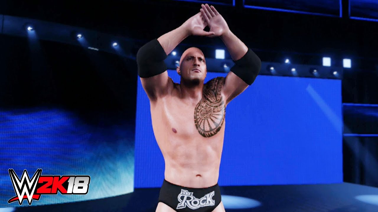 WWE 2K18 Entrance Mashup - The Rock As AJ Styles - YouTube