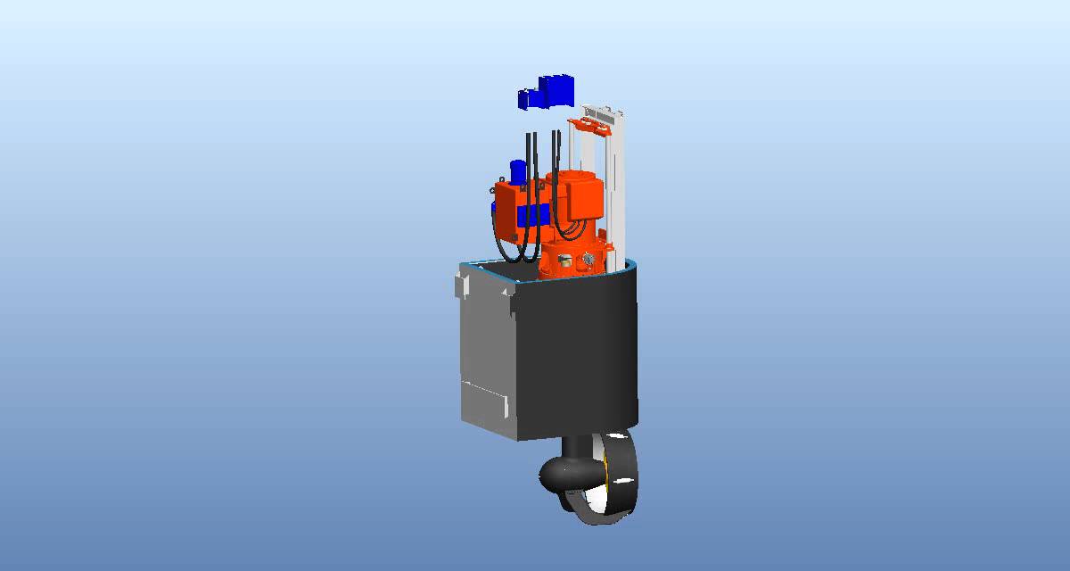 Operation of the Veth Retractable L-drive - YouTube