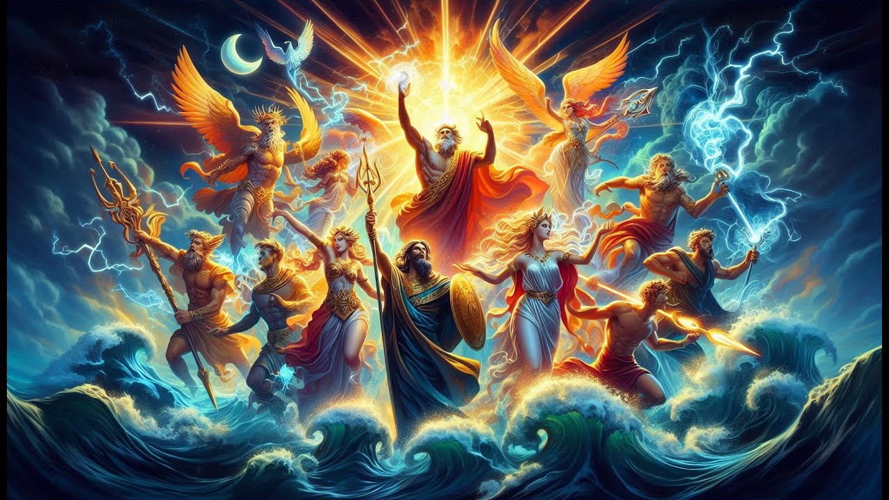 The 12 OLYMPIANS: Most Powerful Greek Gods and Goddesses (Part 1) - YouTube