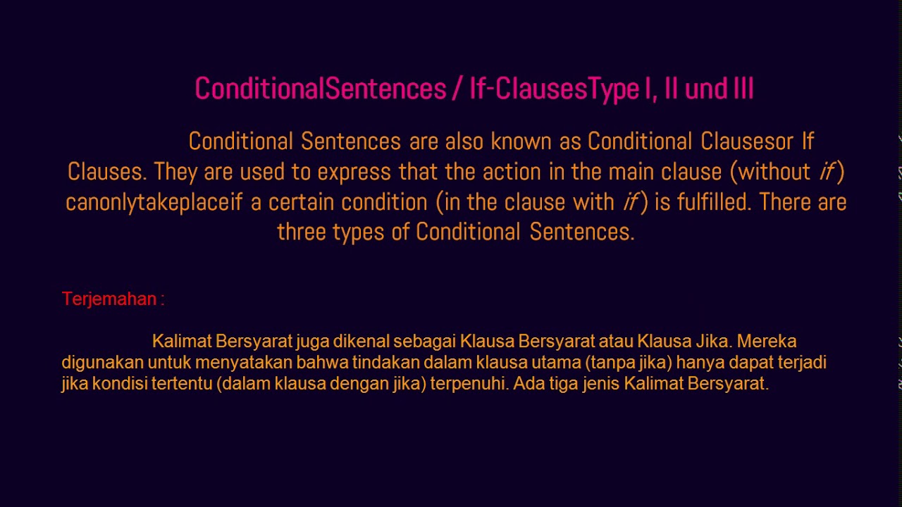 Let's Go my friend,Learning about conditional sentences if - YouTube