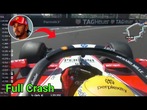 Lewis Hamilton Crashes in FP3 at Madring! 💥 Ferrari Driver Hits the Barrier | Spanish GP 2026