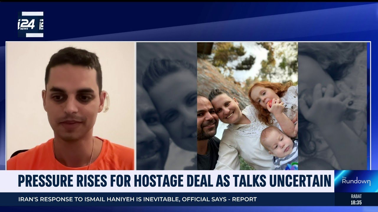 'Drag them to the negotiation table!' – Tomer Keshet, cousin of hostage Yarden Bibas - YouTube