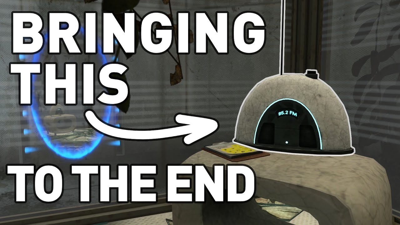 Can you bring the Radio to the End of Portal 2? - YouTube