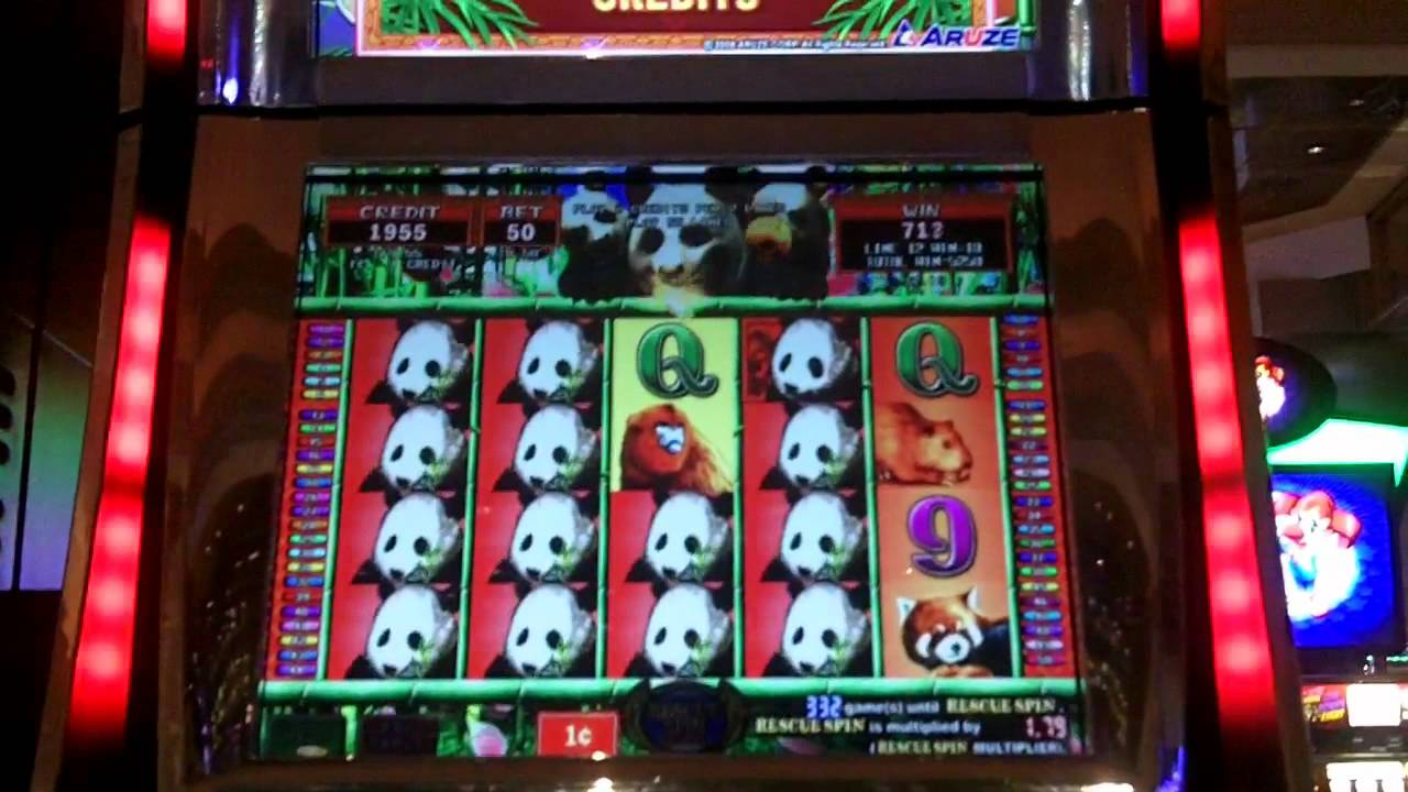 Giant Panda Slot Line Hit - Aruze - YouTube