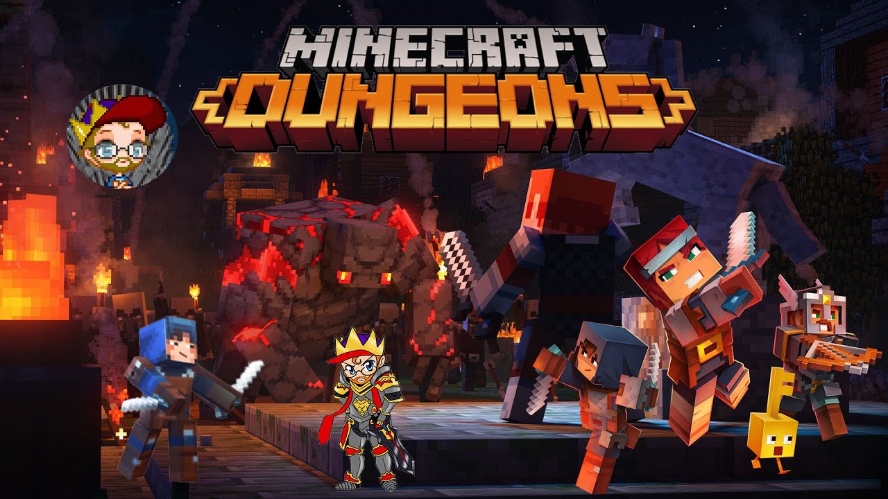 First Look at MINECRAFT DUNGEONS! (This is really fun!) - YouTube
