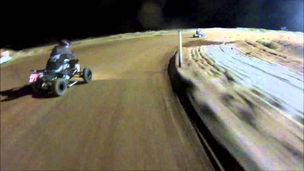 WHYALLA DIRT CIRCUIT 22/2/14 ROUND 3 QUADS - YouTube