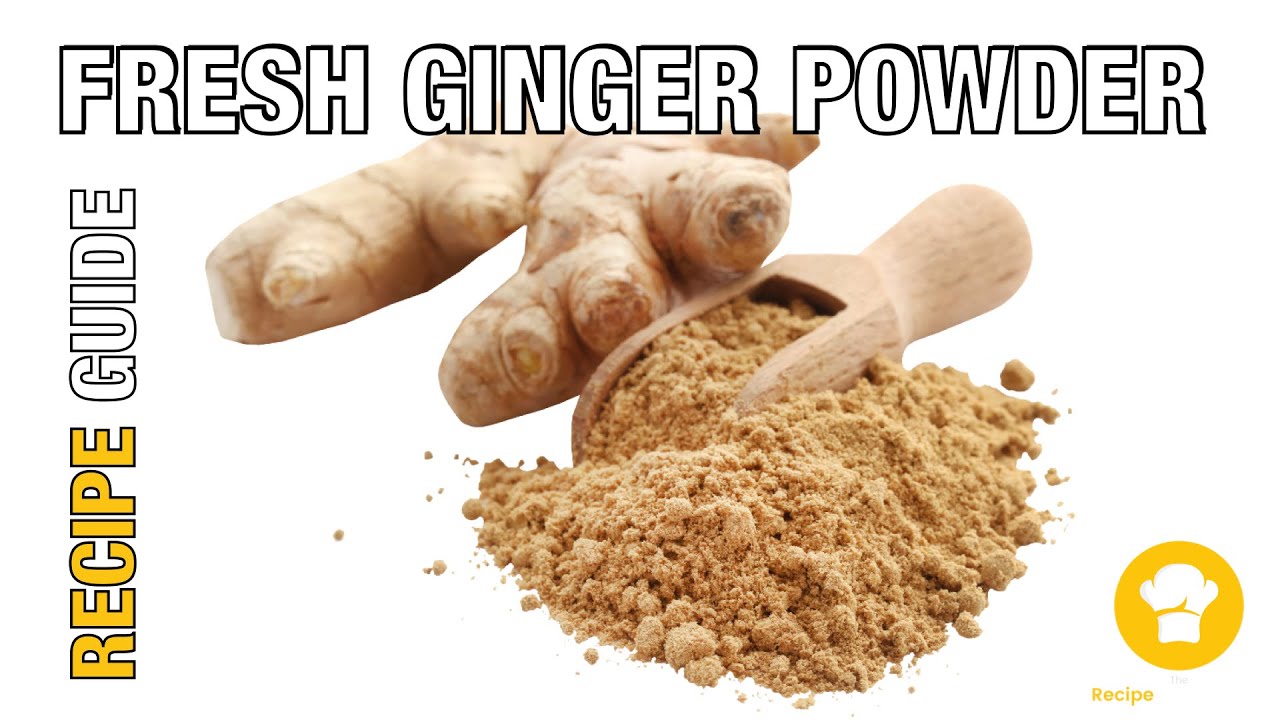 HOW TO MAKE FRESH GINGER POWDER | TheRecipeConnoisseur - YouTube