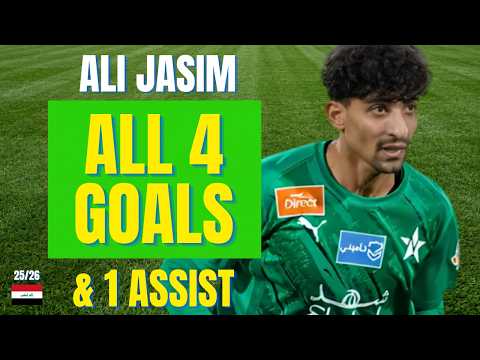Ali Jasim - ALL 4 GOALS & ASSISTS FOR AL-NAJMA IN 2025/26 | Skills & Highlights