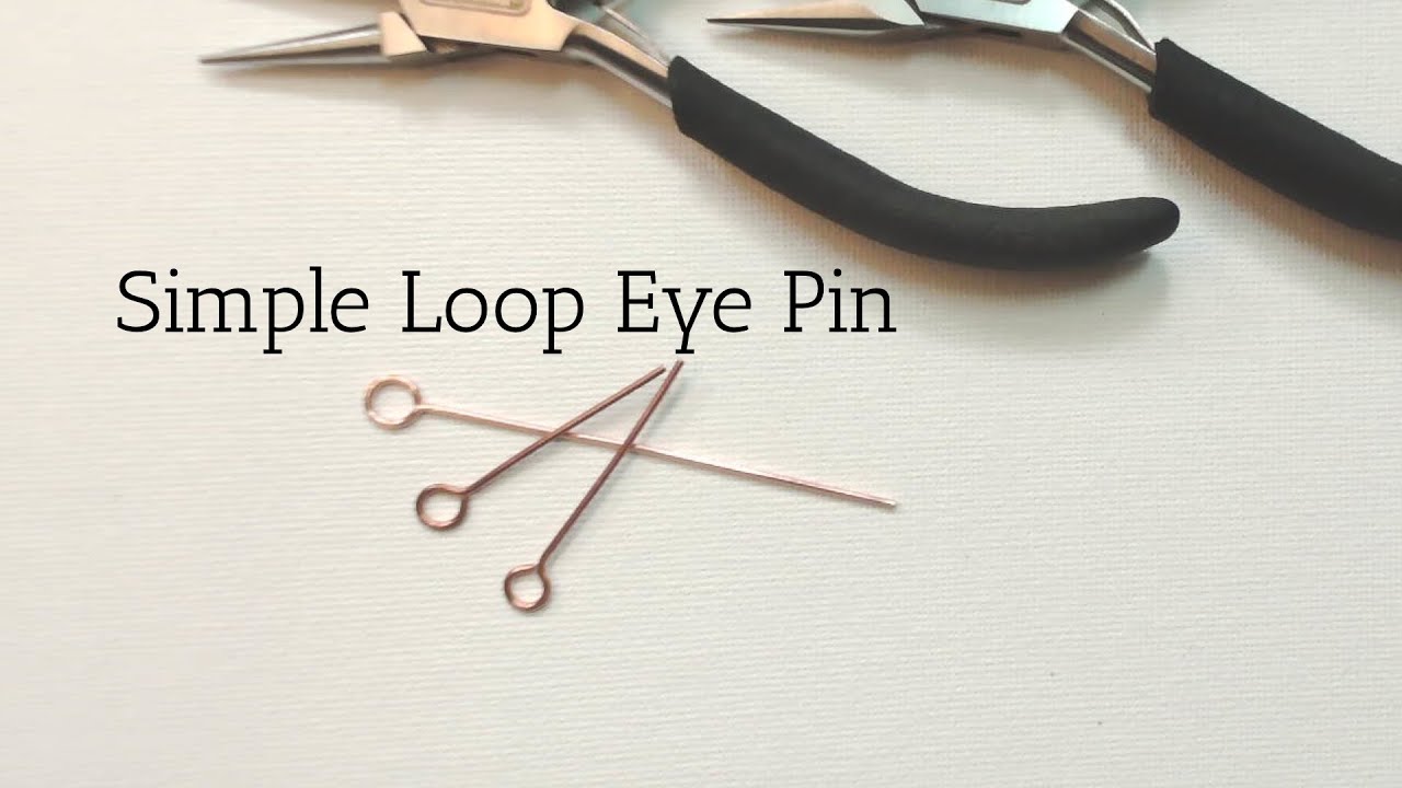 Simple Loop Eye Pin - YouTube