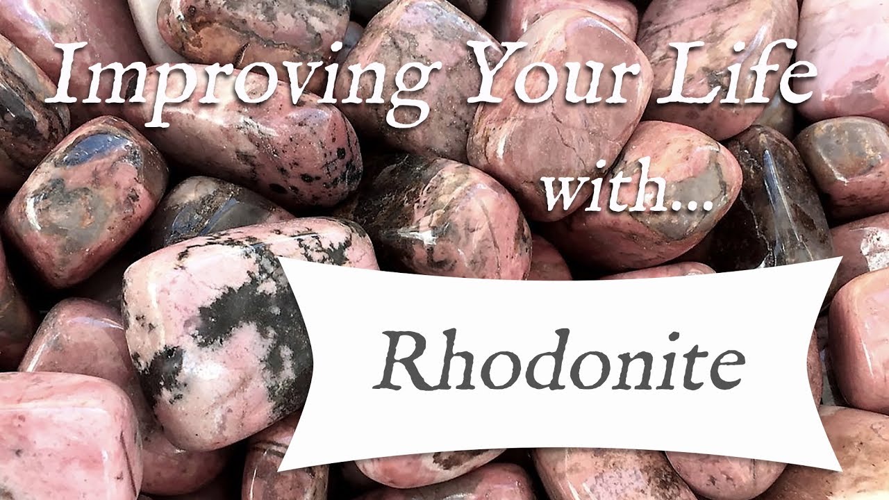 RHODONITE 💎 TOP 4 Crystal Wisdom Benefits of Rhodonite Crystal | Stone ...