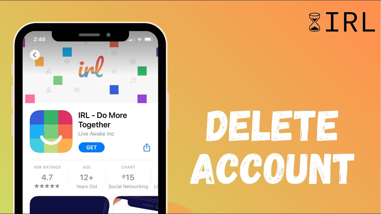 How to Delete your IRL Account | Close IRL ID 2021 - YouTube