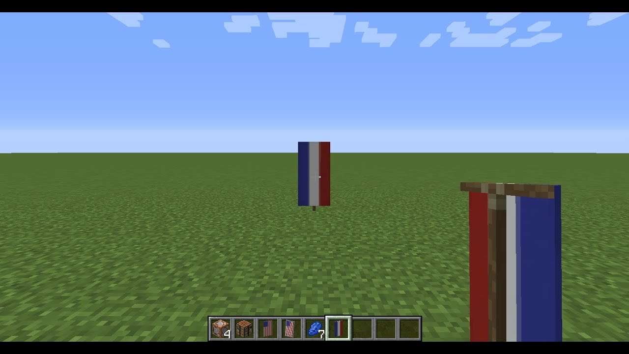 Minecraft Java Edition: How to make a French Flag banner! - YouTube