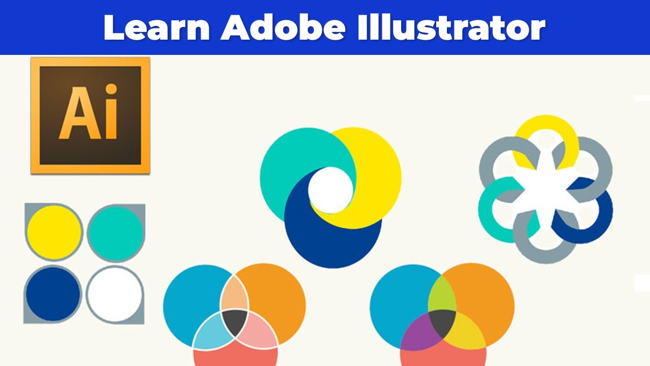 How to use Pathfinder Tool and Shape Modes | Learn Adobe Illustrator ...