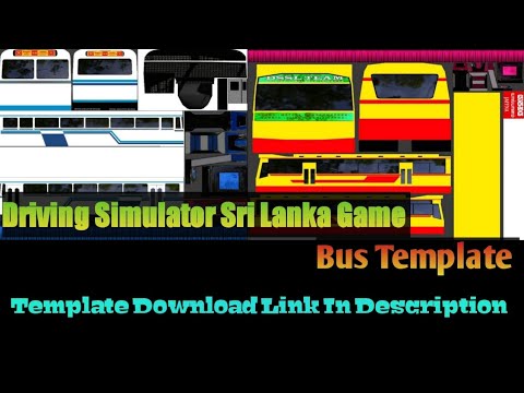 Driving Simulator Sri Lanka Game Bus Template || Template Download Link ...