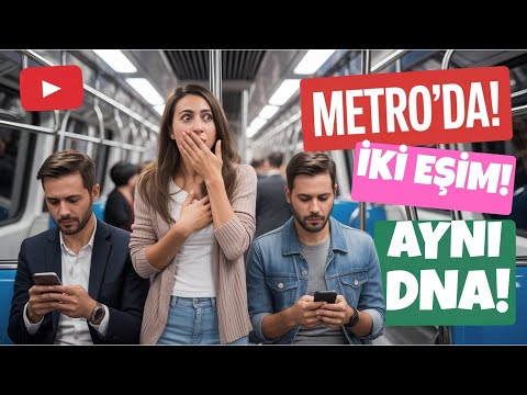 METRODA EŞİMİ GÖRDÜM! Ama O Evde! İkiz Kardeş Çıktı! DNA %100 Aynı! Kiminle Evliyim?