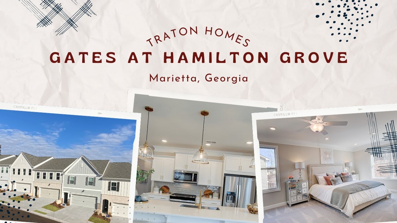 Gates at Hamilton Grove in Marietta, GA | Traton Homes - YouTube