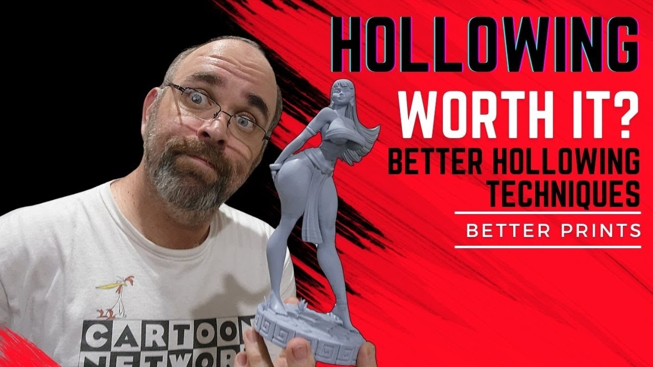 3D Resin Printing Lychee Slicer Hollowing orientation and drain holes - YouTube