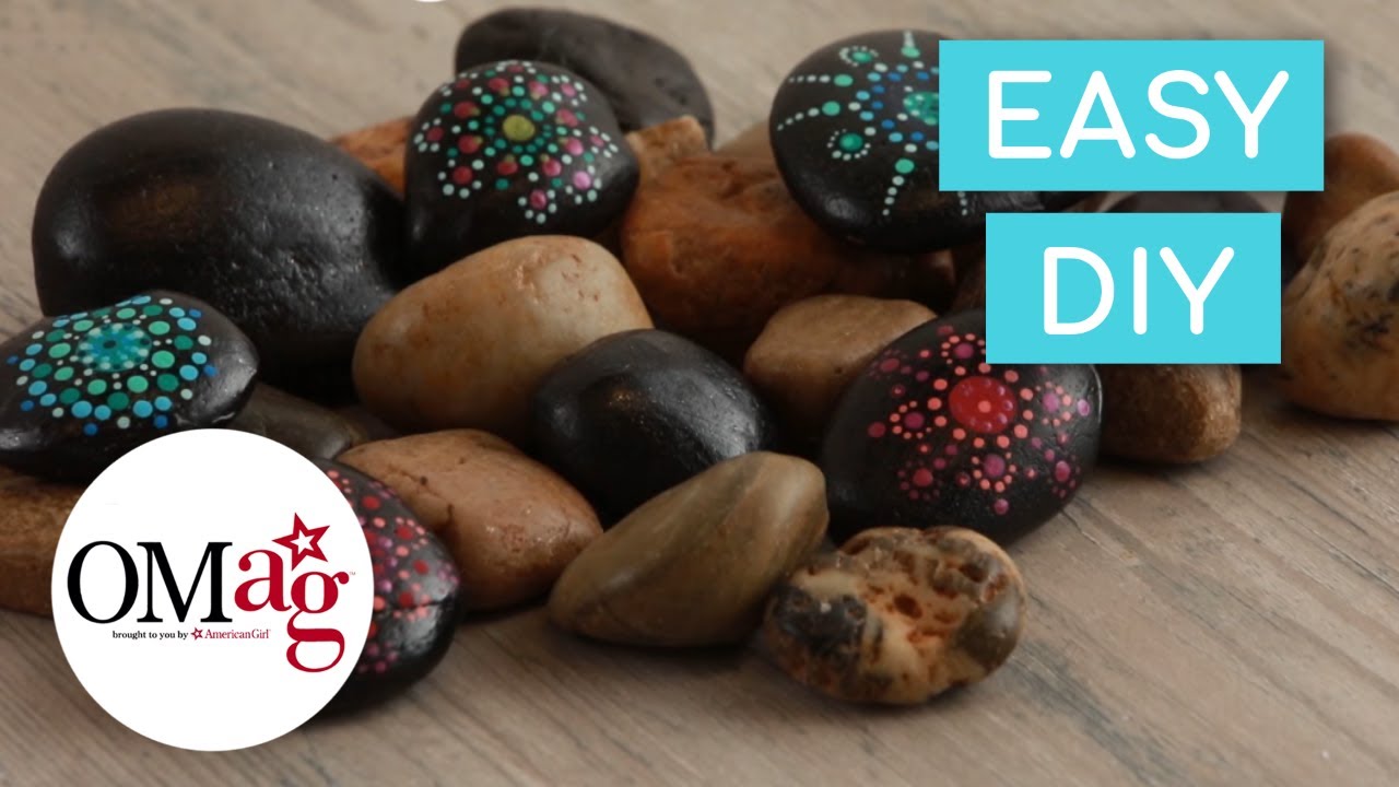 Colorful Dotted Rocks Craft | Crafts & DIYs | @AmericanGirl - YouTube